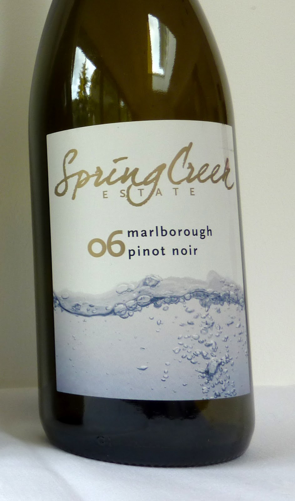 Try that wine: Spring Creek Estate 2006 Marlborough Pinot Noir