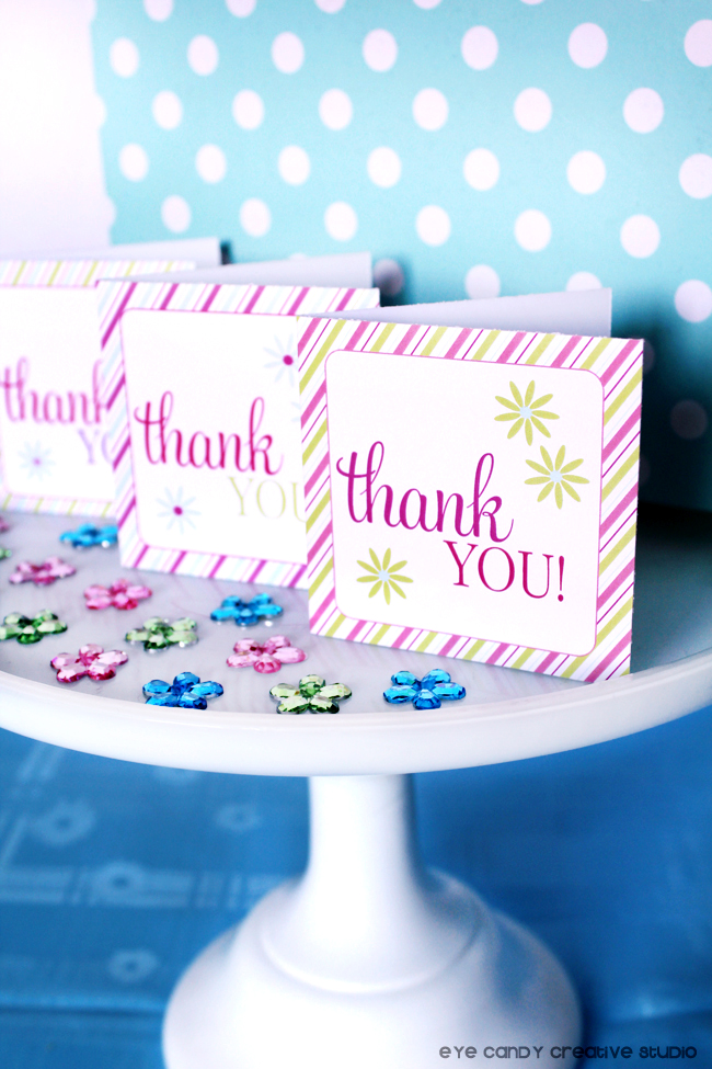 Eye Candy Creative Studio: FREEBIE :: THANK YOU cards
