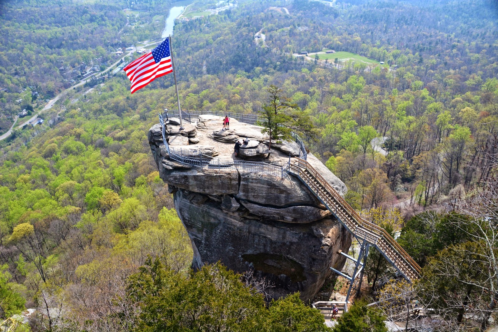My World in Pennsylvania and Beyond: Chimney Rock, NC - A view from the top