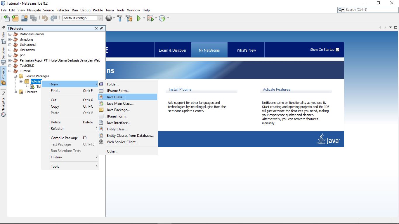 JAVA - Membuat Koneksi Database MYSQL - Bosan
