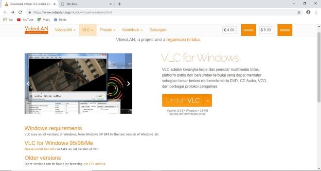 Cara Streaming Vidio Menggunakan VLC Media Player Dan Handphone