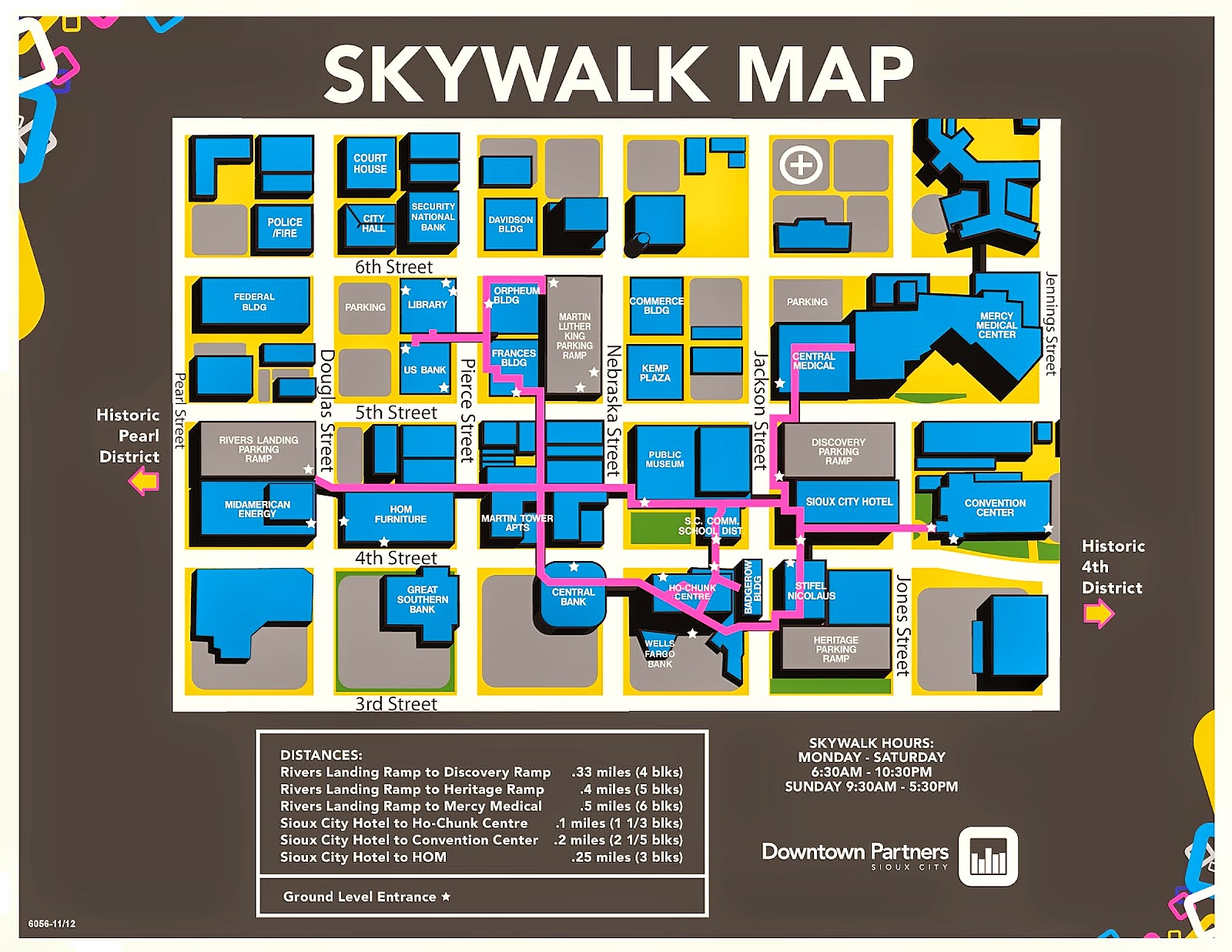 History and Culture by Bicycle: History from the Skywalk; Sioux City, Maps
