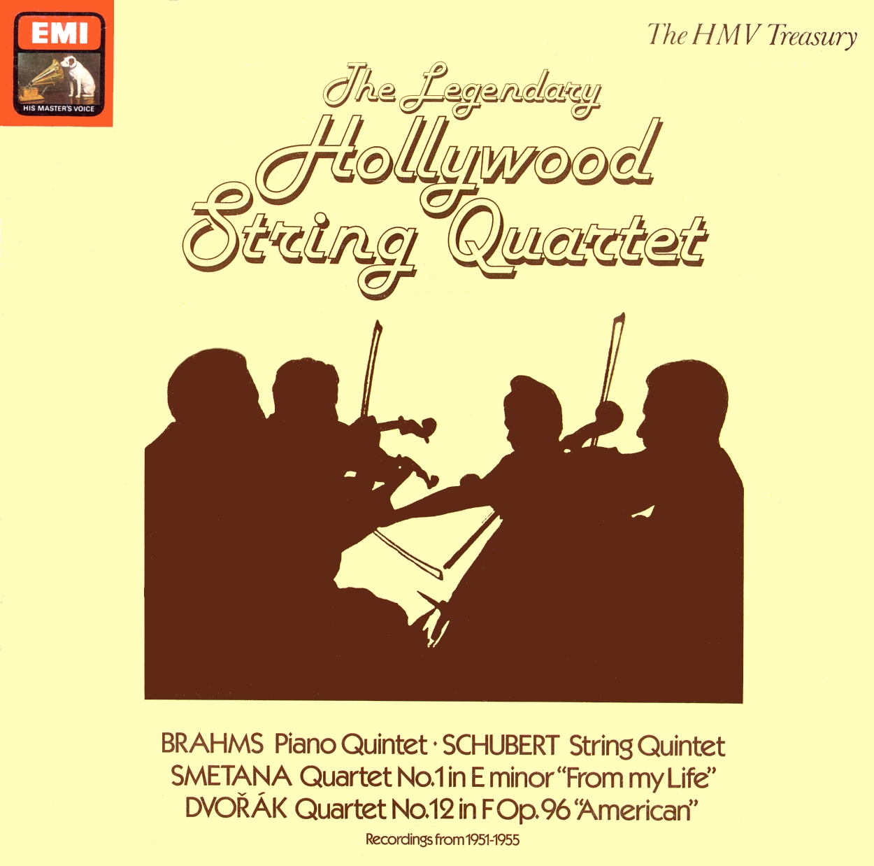 The Music Parlour: Hollywood String Quartet play.... Schubert, Brahms ...