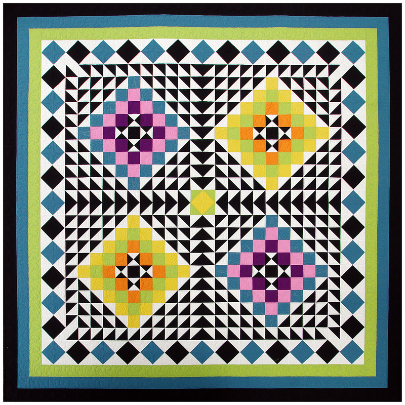 Oakshott Kaleidoscope Quilt | Red Pepper Quilts | Bloglovin’