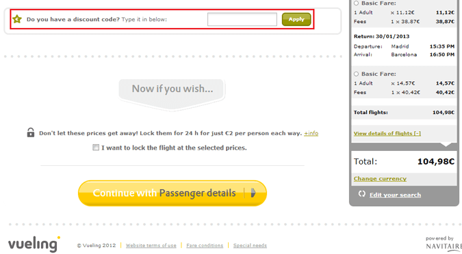 code remise vueling - France News Collections