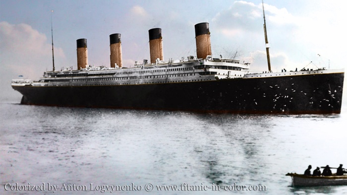 The Real Titanic in color - Titanic 3D