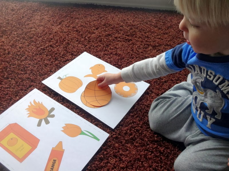 Mom's Tot School: Orange