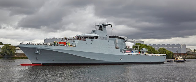 Asian Defence News: HMS Forth launched - First Batch 2 River-class PSO (Offshore Patrol Ship ...