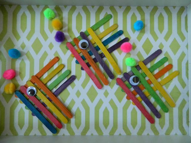 the vintage umbrella: Two more fish projects...