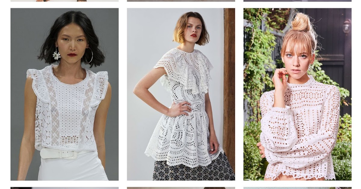 FASHION VIGNETTE: FV TREND x COLOR | WHITE EYELET