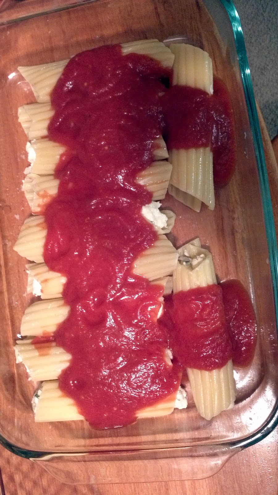 Just Sandy: Manicotti with 3 Cheeses