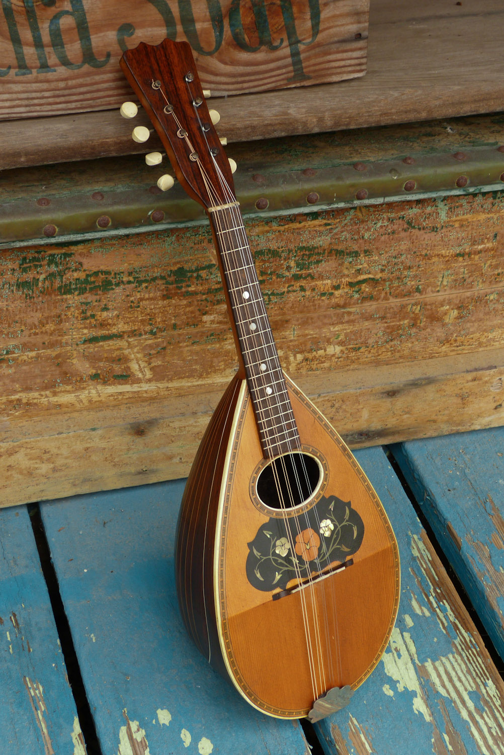 1910s Oscar Schmidt-made Stella Bowlback Mandolin
