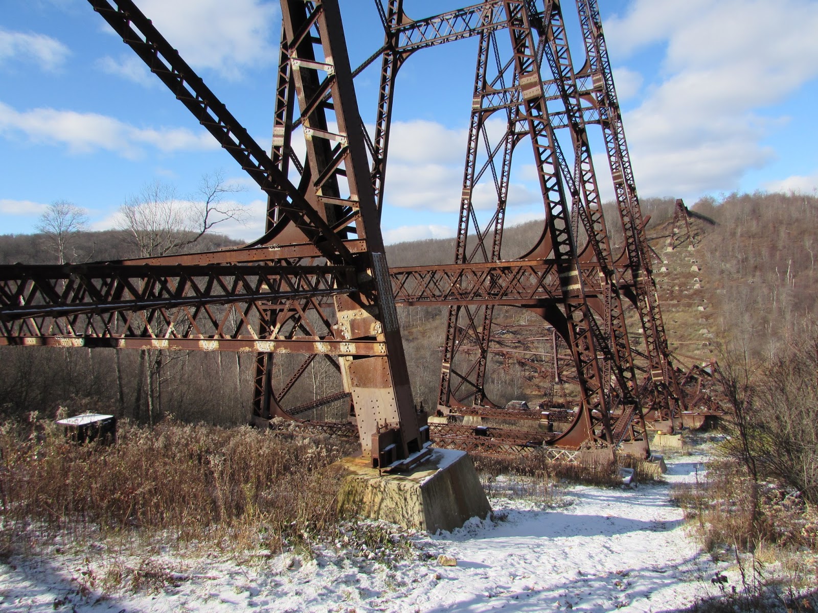 Kinzua Bridge State Park with a Touch of Winter | Interesting ...