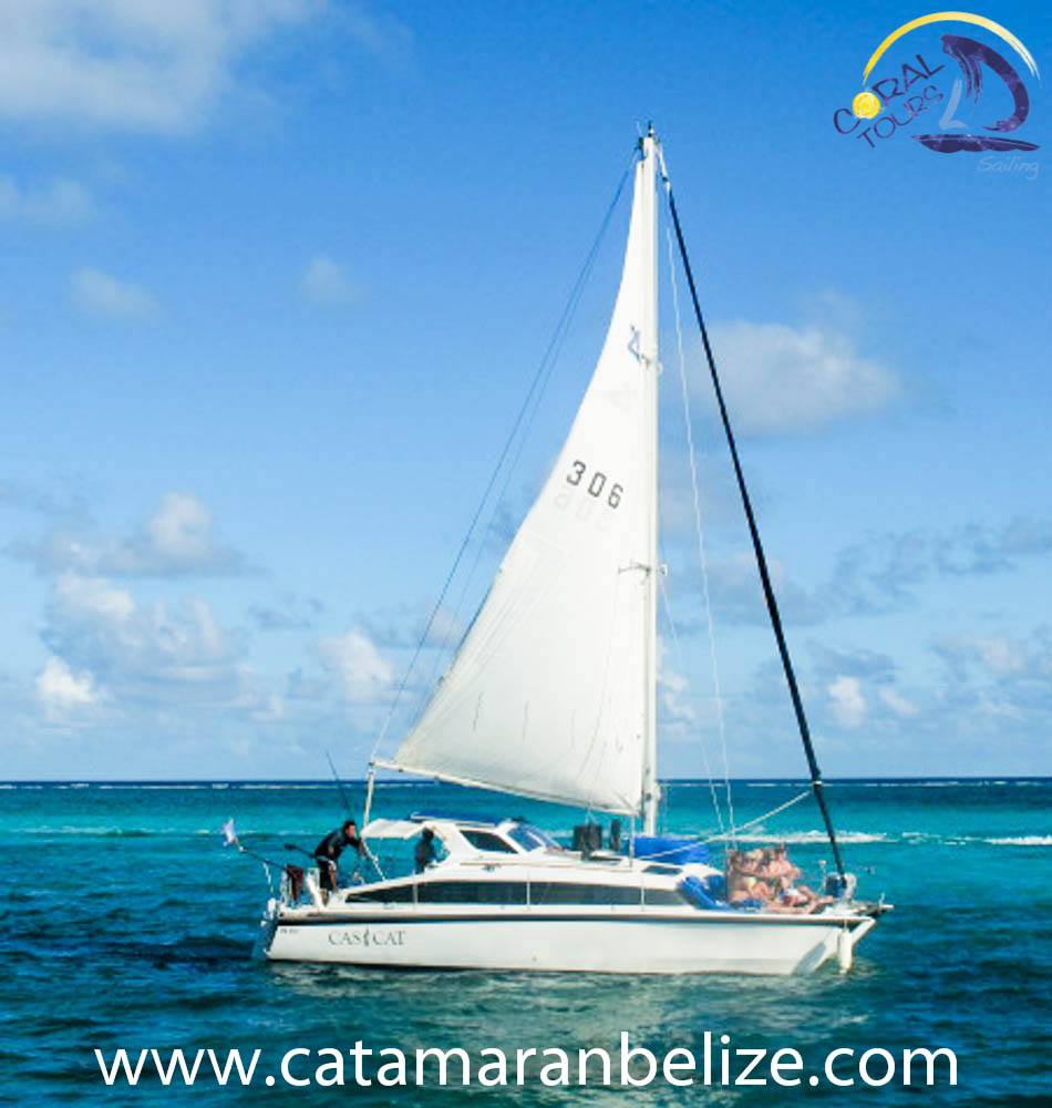 Catamaran San pedro Caye Ambergris Belize