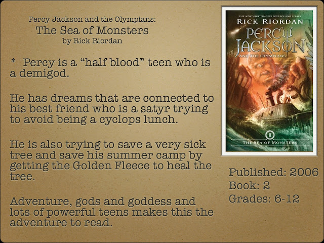Young Adult Reading Machine: Percy Jackson and the Olympians: The Sea ...