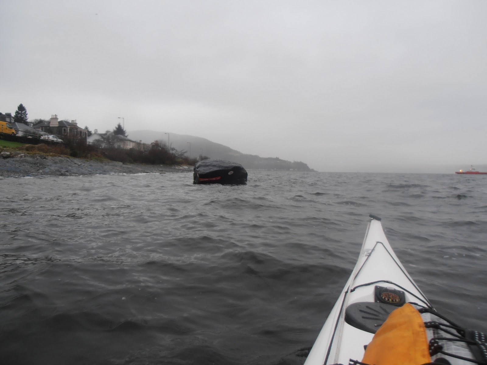 SEA KAYAKING ALONG THE SCOTTISH COAST: sea monster