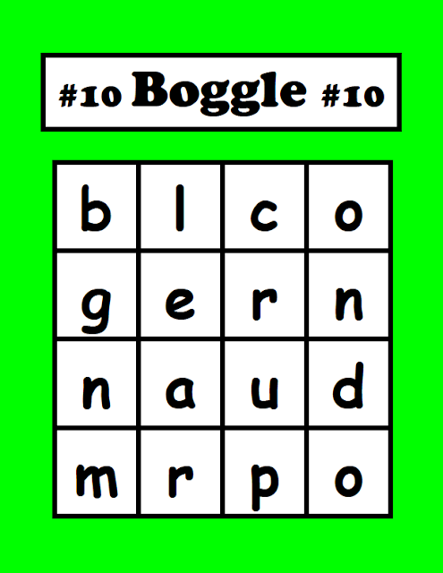 La classe de M. Hartnell: Boggle 10