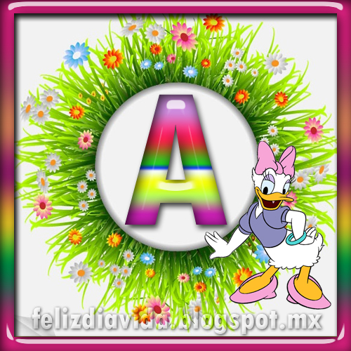 Iniciales Nombres y Más: Iniciales con Daisy A a la I