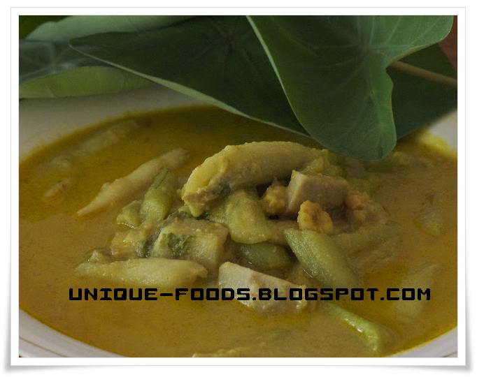 The delicious Lompong Soup from Java Island