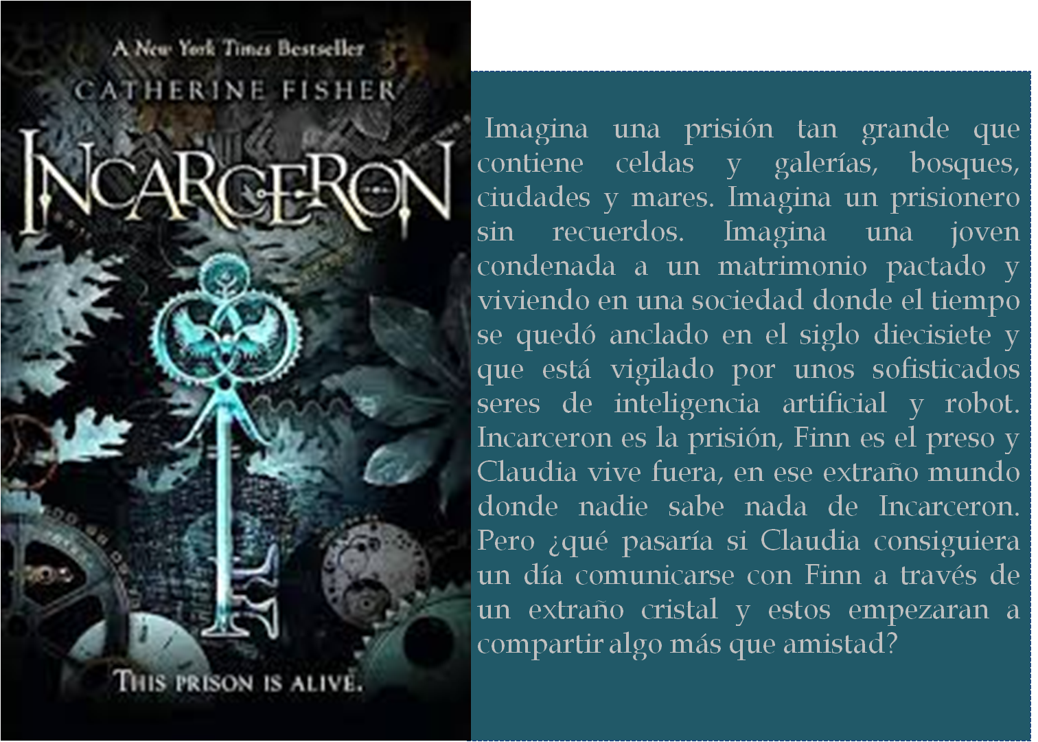 Ecos de Calíope: Incarceron y Sáfico, Catherine Fisher