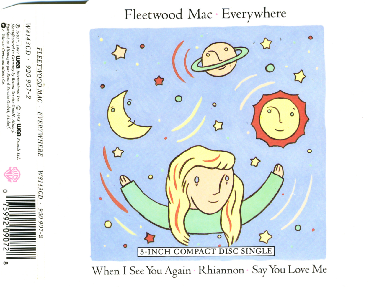 Music on CD single: Everywhere - Fleetwood Mac