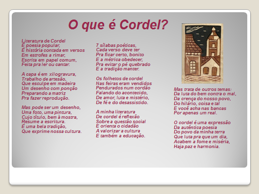 BlogQuest Cordel: O Blog da Educação Digital: O que é Cordel?