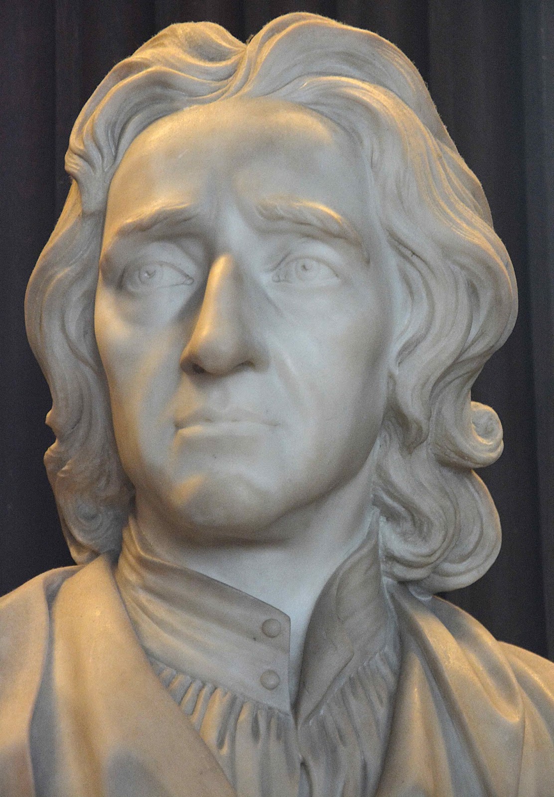 Bath, Art and Architecture: Bust of John Locke by Peter Scheemakers