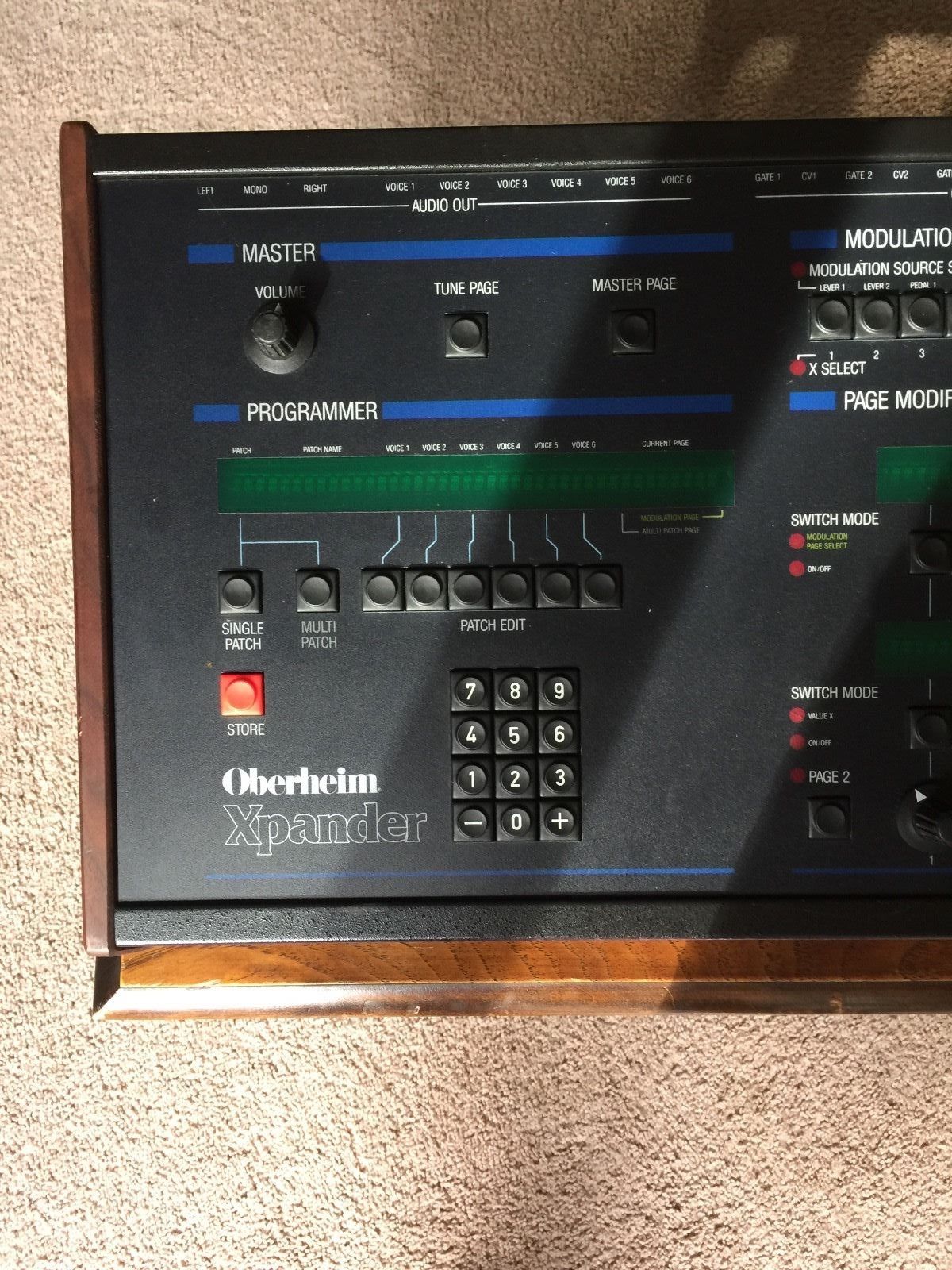 MATRIXSYNTH: Oberheim Xpander XP-1 6 Voice Polyphonic Analog Synthesizer