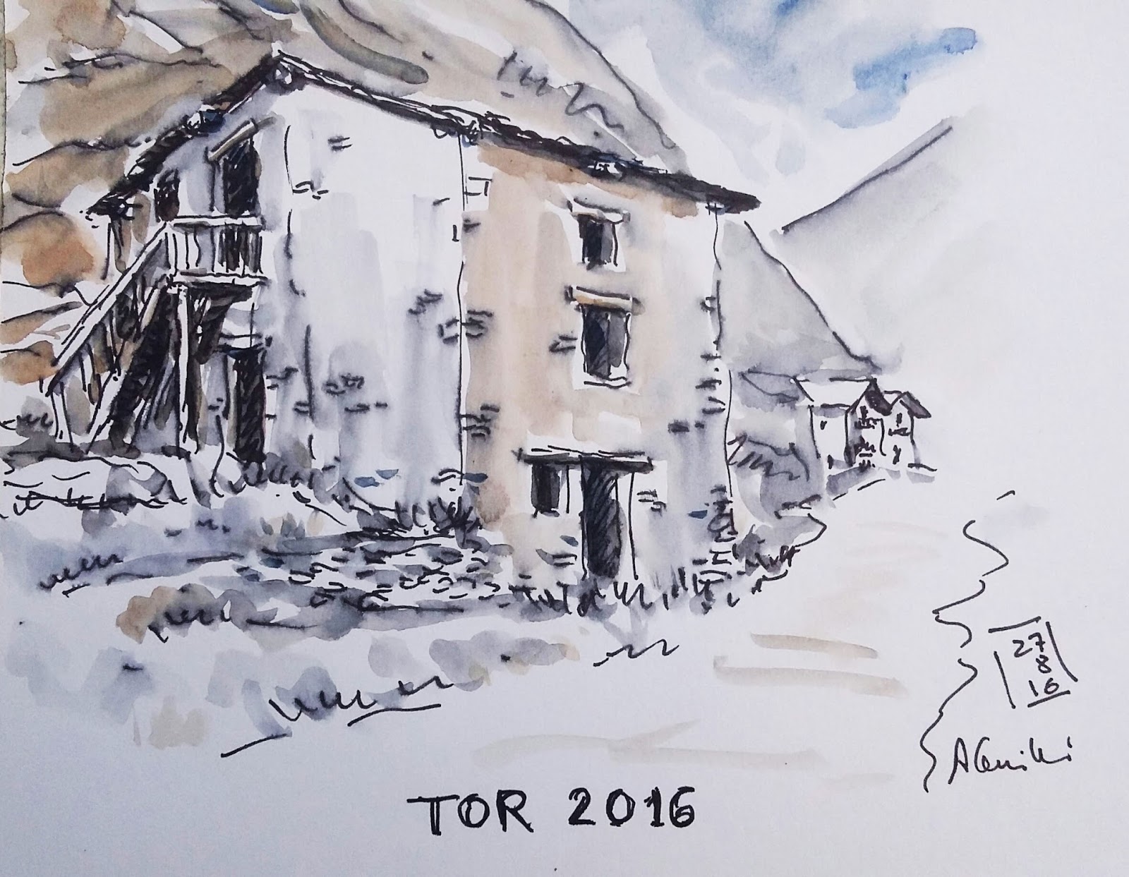 Aleix Guilló Montero: Drawing in the Pyrenees