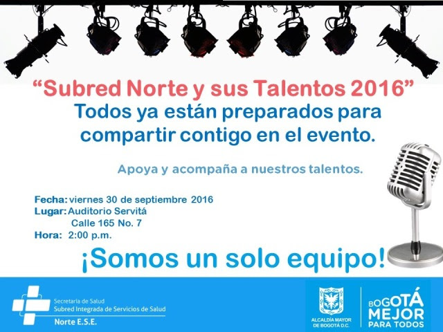 USS Simón Bolívar - Intranet: Subred Norte y sus Talentos 2016