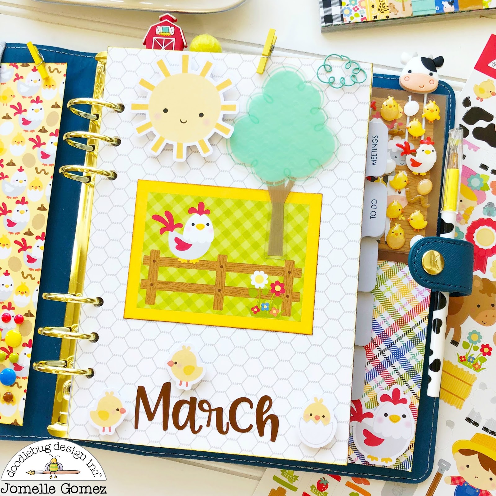 Doodlebug Design Inc Blog: Down On The Farm | Planner Pages with Jomelle