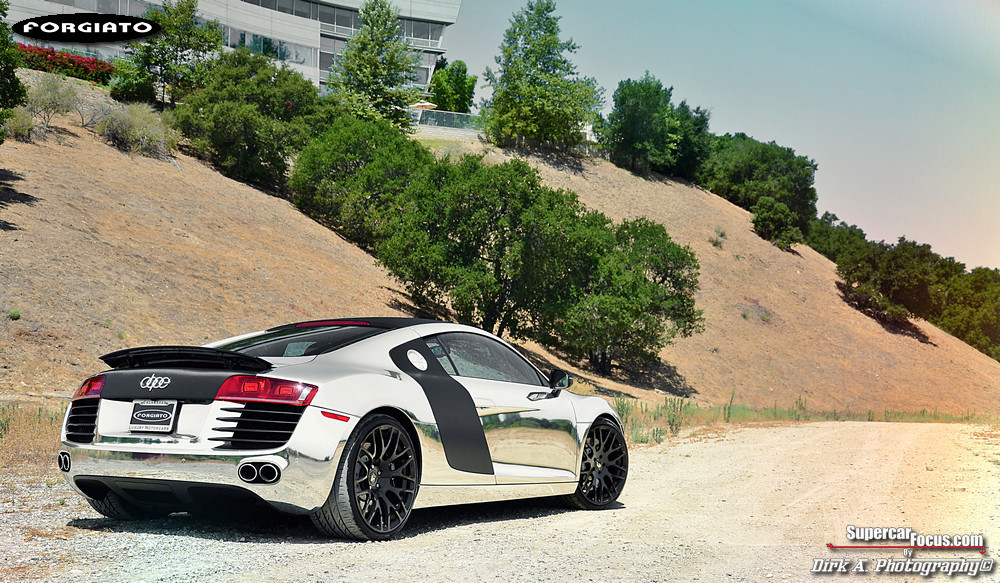 Ultimate Cars - Test Drives & Car Reviews: Audi R8 cromado con rines en ...