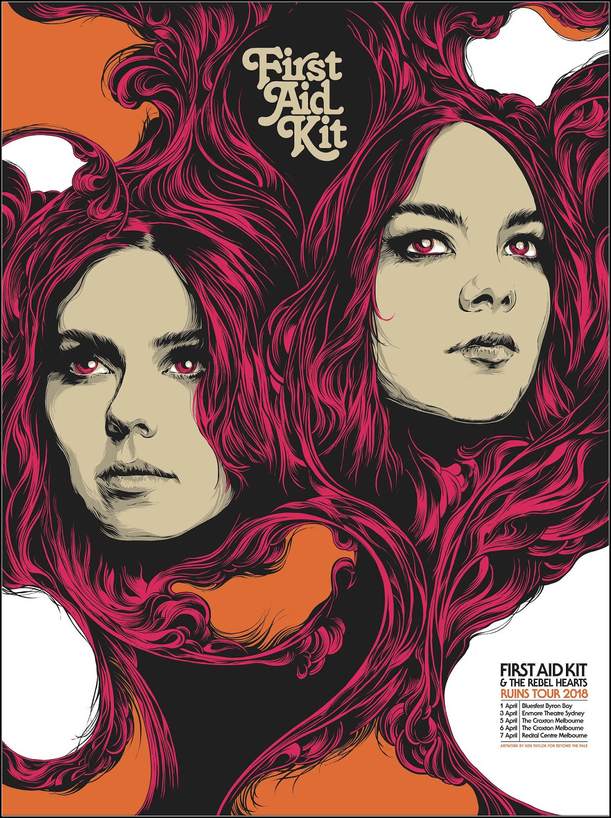 INSIDE THE ROCK POSTER FRAME BLOG: Ken Taylor First Aid Kit Australia ...