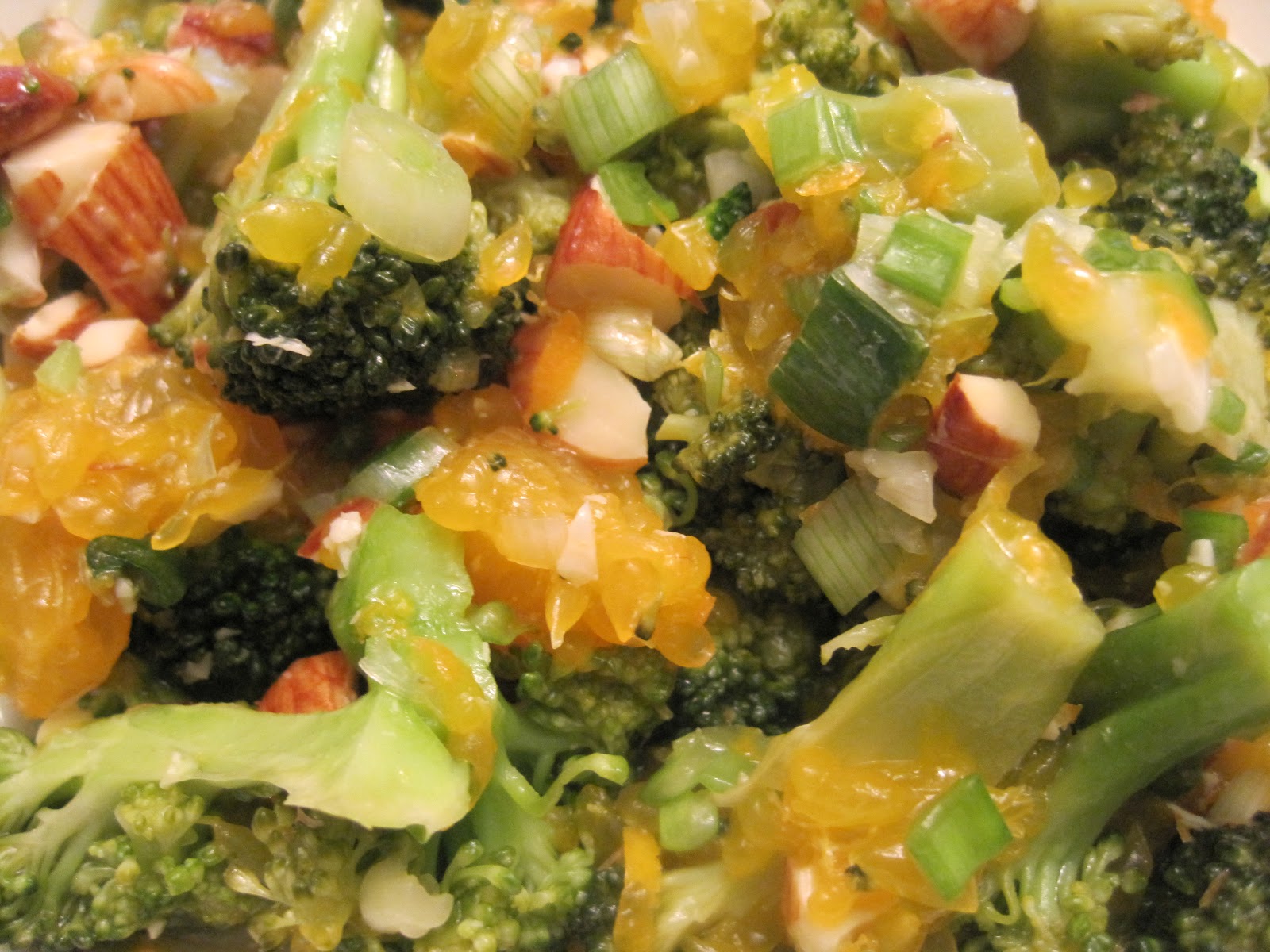 Verna's Walk: Broccoli Mandarin Orange Salad