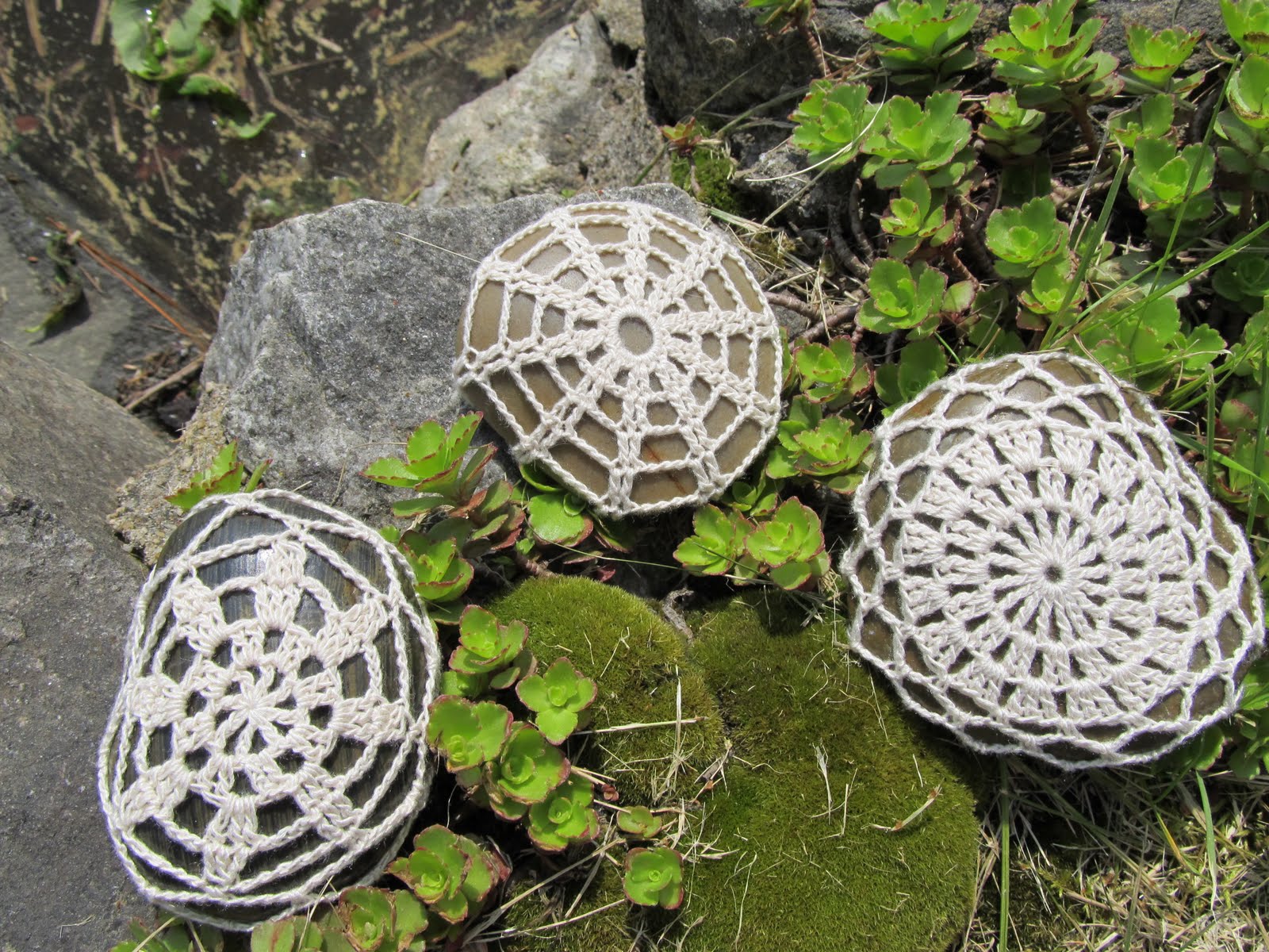 Crocheted Rocks