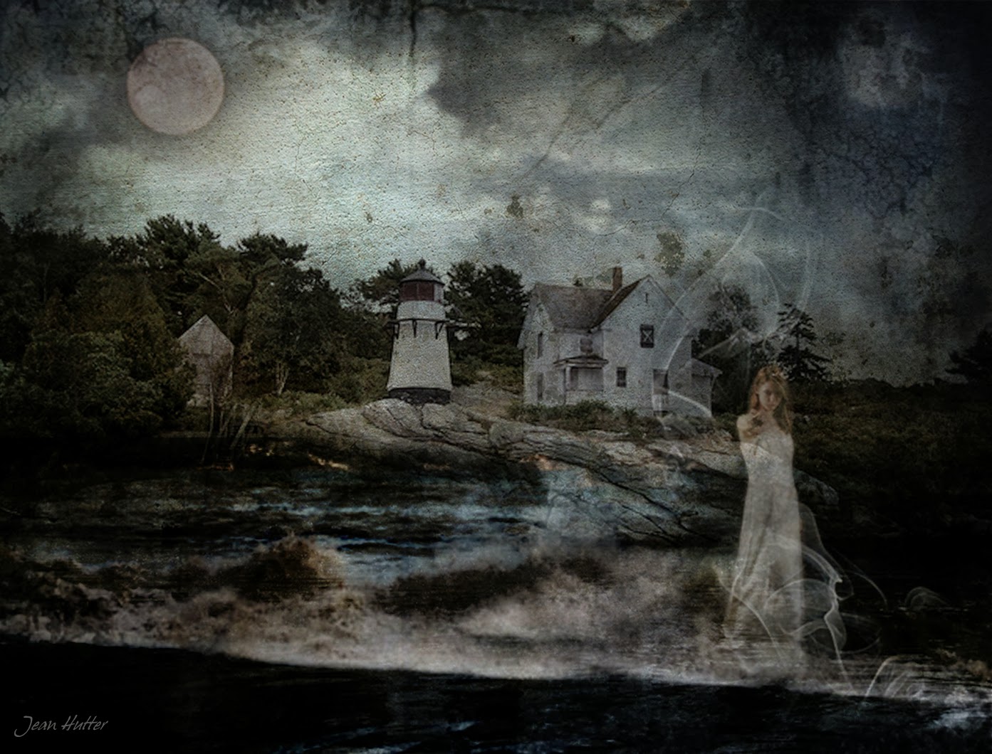 Jean Hutter - Digital Views: Haunted Lighthouse