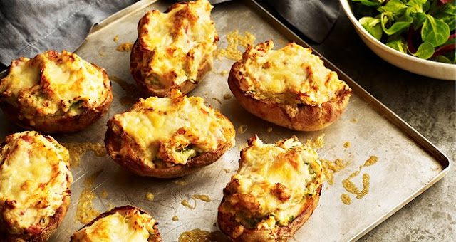 Resepi Mudah Kentang Bakar Bersama Cheese