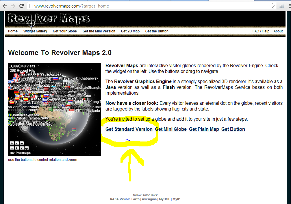 Revolver Maps Türkiye Destek Sitesi: Revolvermaps 3D Ziyaretçi Haritası ...