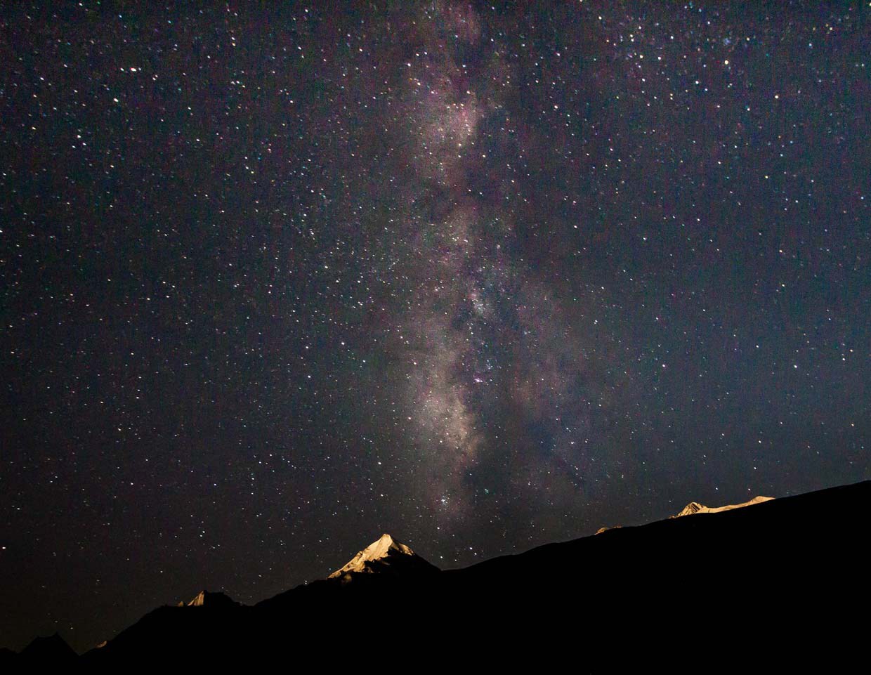 The Milky Way best viewing site in India