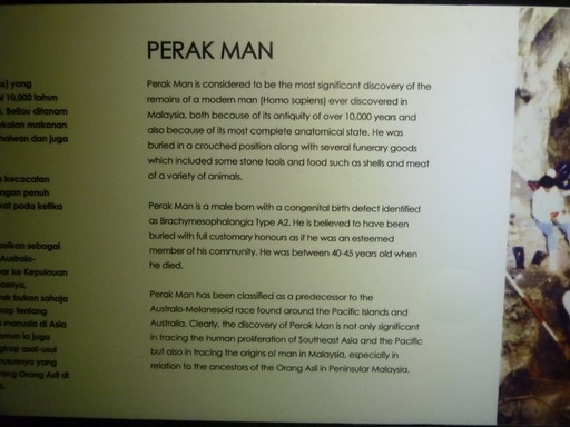 Caving in SE Asia: Muzium Negara - Perak Man