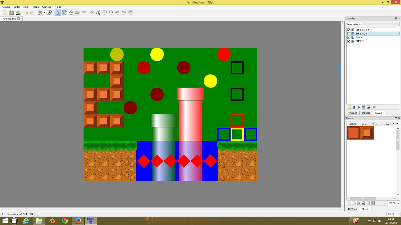 Programação: Tiled com Camada