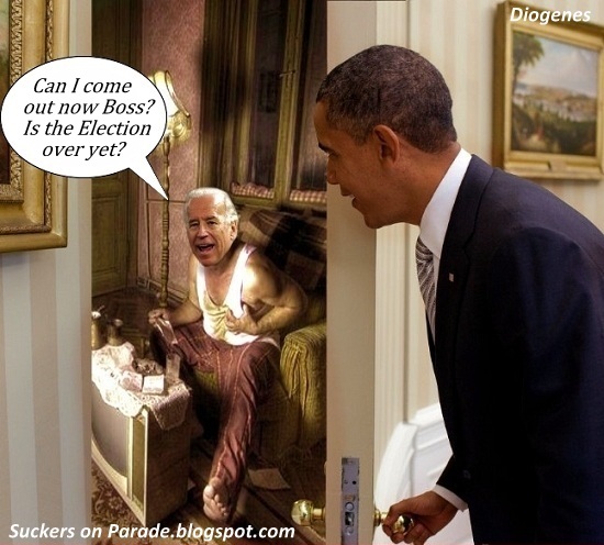 Diogenes' Middle Finger: Anybody Seen Joe Biden? Diogenes' Middle Finger: Anybody Seen Joe Biden?