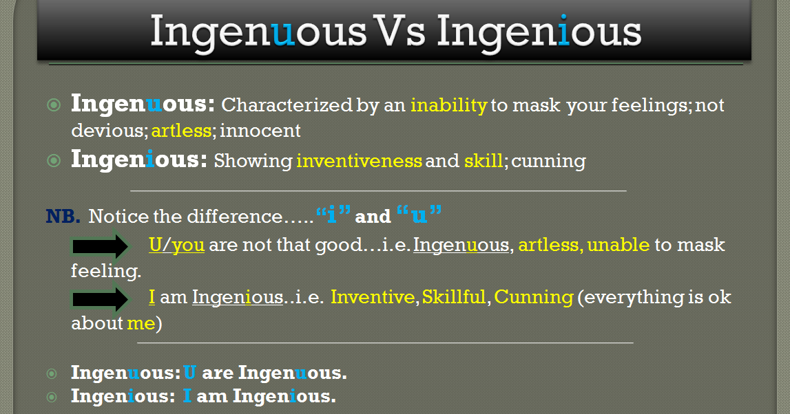 Ingenuous Vs Ingenious ingenuous-vs-ingenious