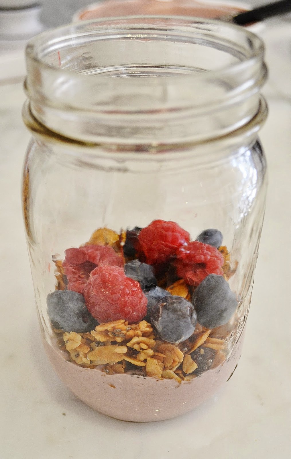...with a lil' twist: Acai Greek Yogurt Parfait