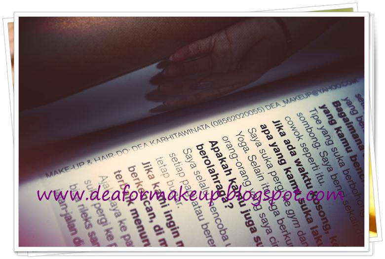 MakeUp for For Him Magazine Indonesia, Azusa Higa Issue - Dea Karhitawinata