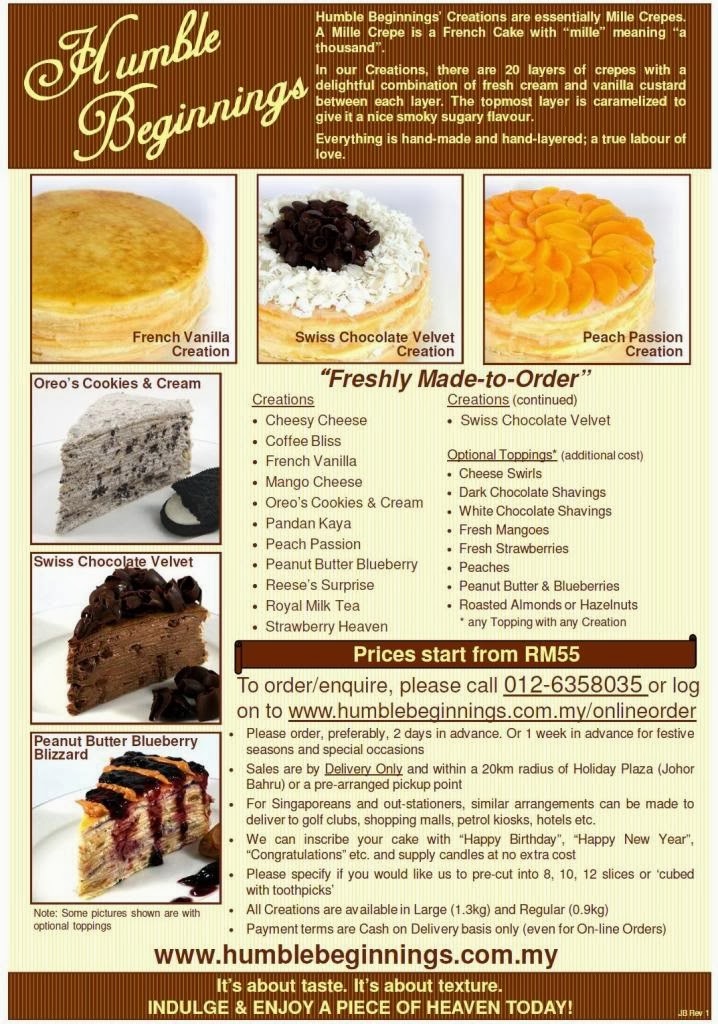 Seni Perahu Kertas: Contoh-Contoh Pelbagai Jenis Risalah Makanan (Kerja ...