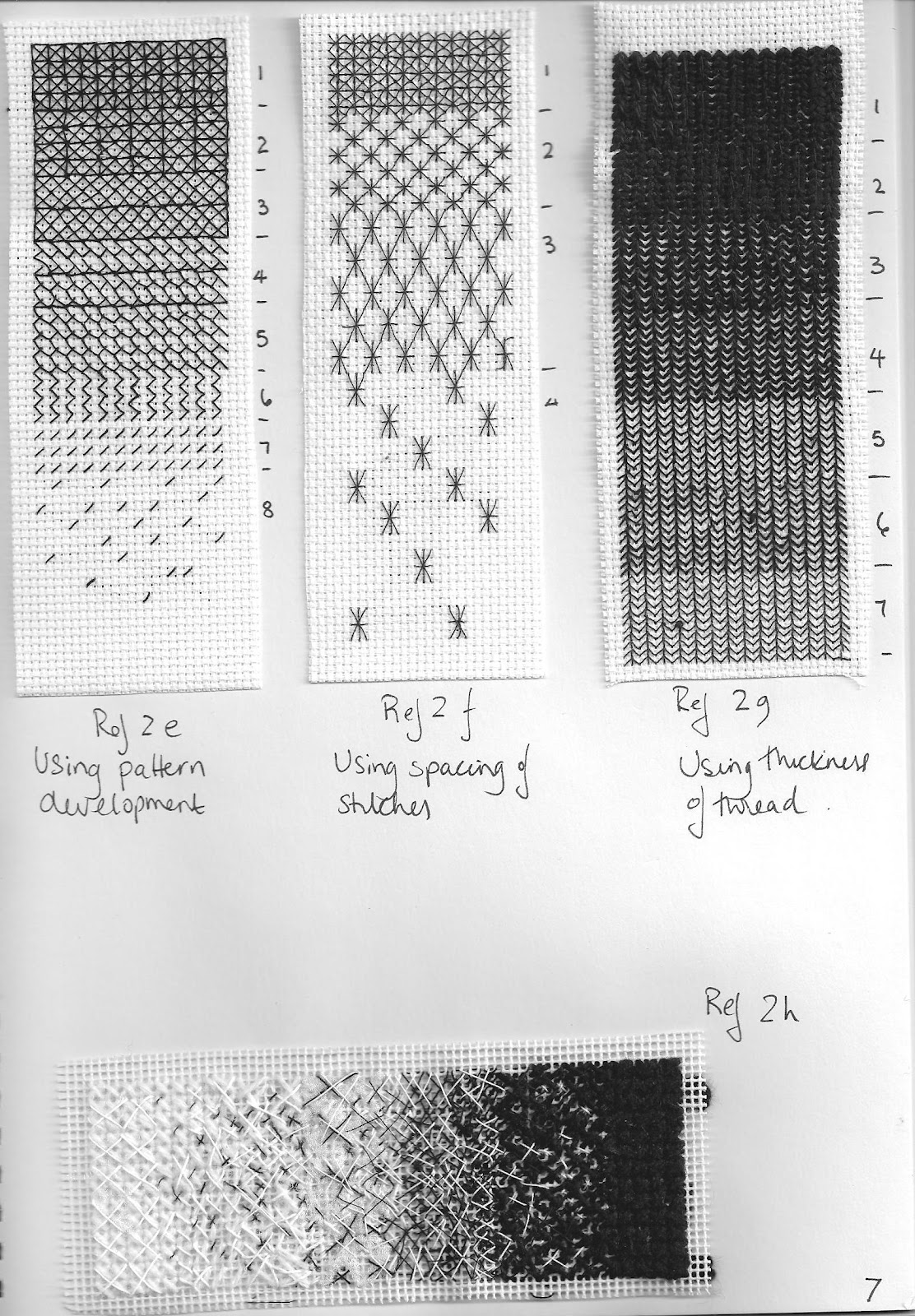 Stitch mark: Tonal in Stitch