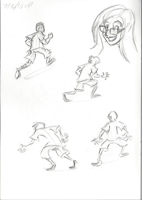 Animated Heads: Character design from Life drawing for Stephen Silver