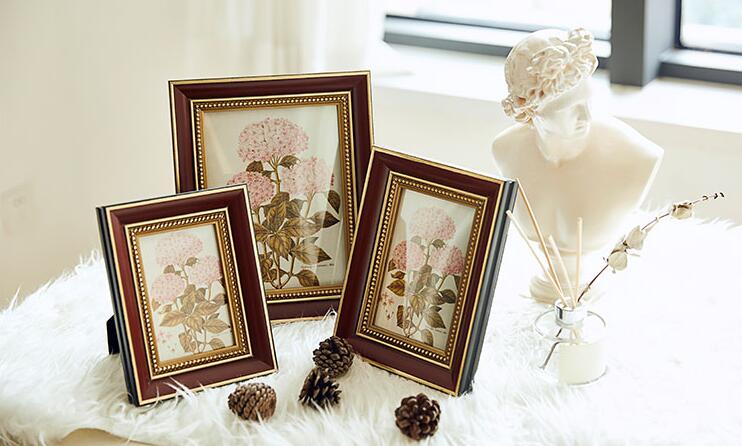 0428-Photo frame: Solid wood photo frame picture frame 6 inch 7 inch 8 ...