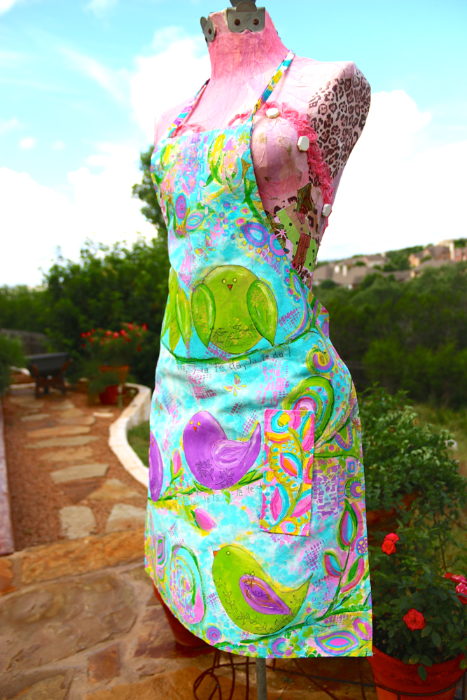 Art Happens: Hand-Painted Wearable Art Aprons By Charlotte's Collection